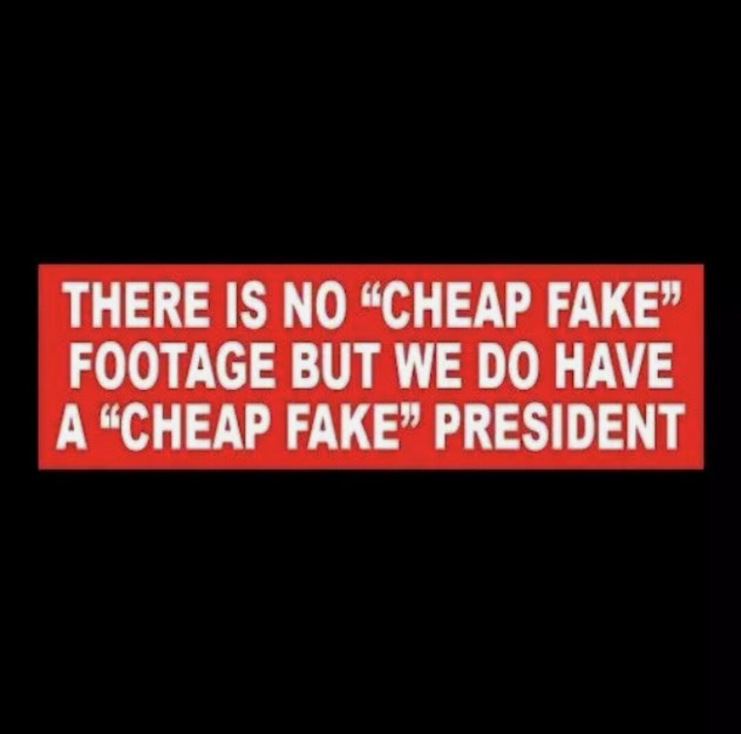 Funny there is No cheap Fake Footage but We Do Have a cheap Fake ...