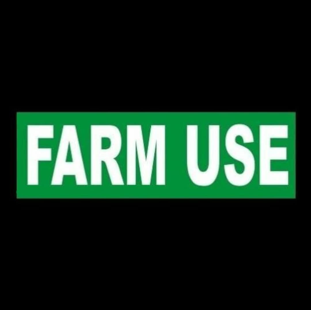 New "farm Use" Farmer STICKER, Farming Decal for Trucks, Tractors ...