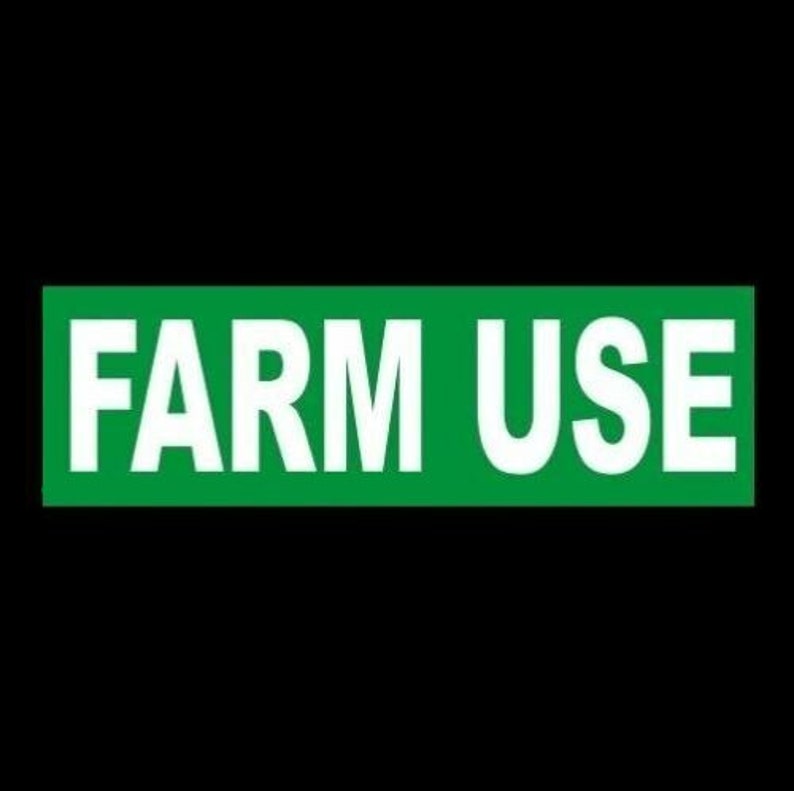 New farm Use Farmer STICKER, Farming Decal for Trucks, Tractors, Bumper ...