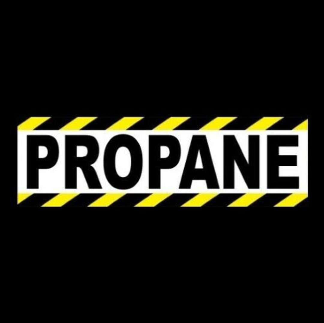 New "propane" WARNING STICKER, Business, Warehouse, Store Safety, Decal ...
