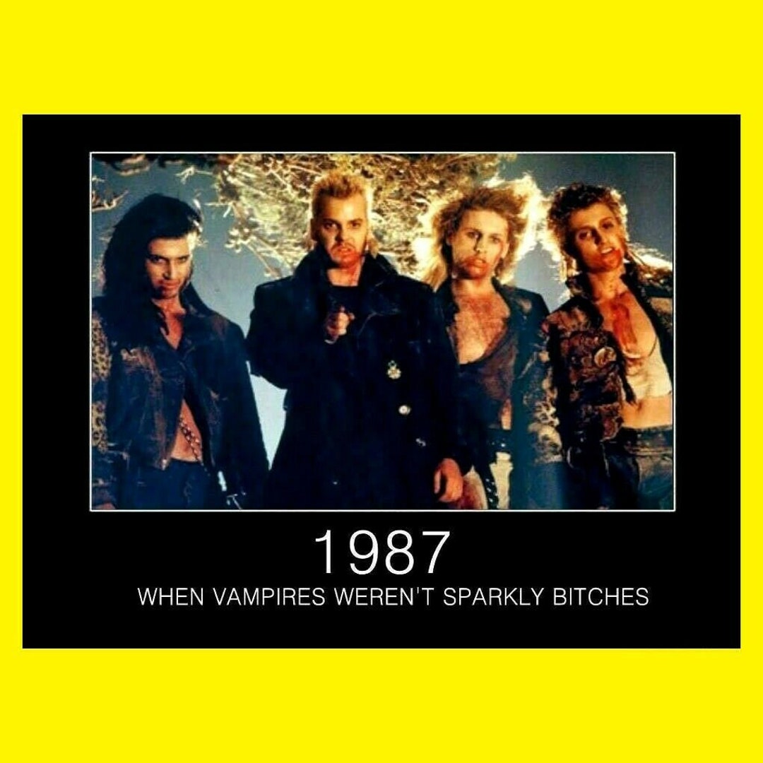 Funny 1987 When Vampires Weren't Sparkly - Etsy