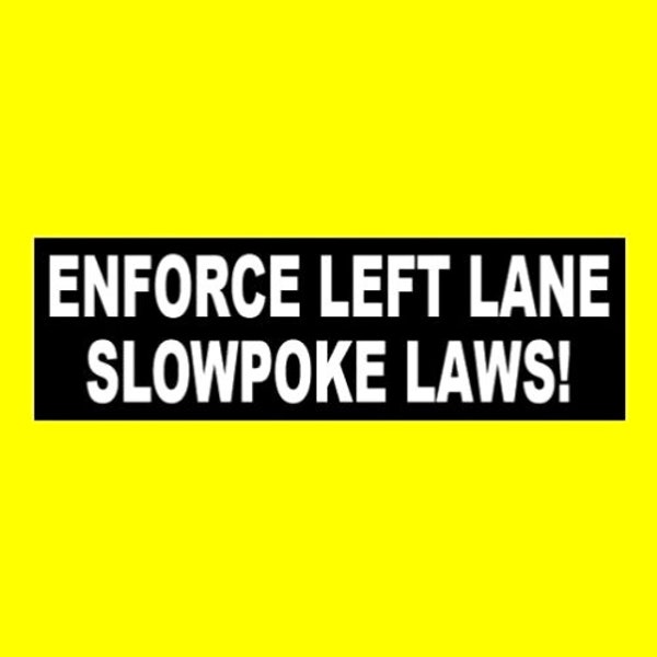 Left Lane for Passing Bumper Sticker - Etsy