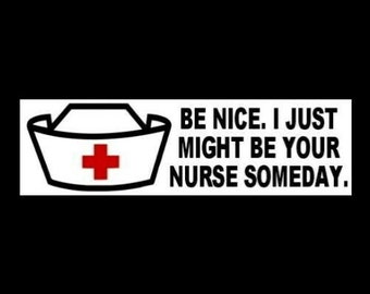 Just Be Nice Bumper Sticker - Etsy