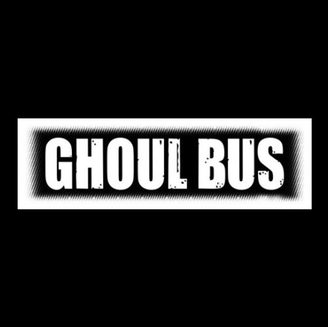 Funny "ghoul Bus" Ghost Hunter Bumper STICKER Paranormal Investigator ...