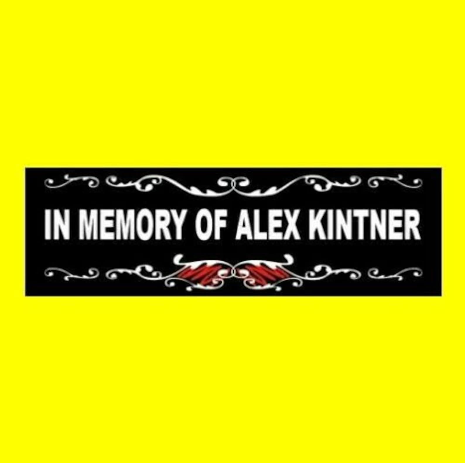 New in Memory of Alex Kintner BUMPER STICKER Jaws | Etsy