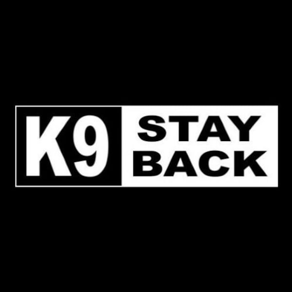 Warning K9 Sticker - Etsy