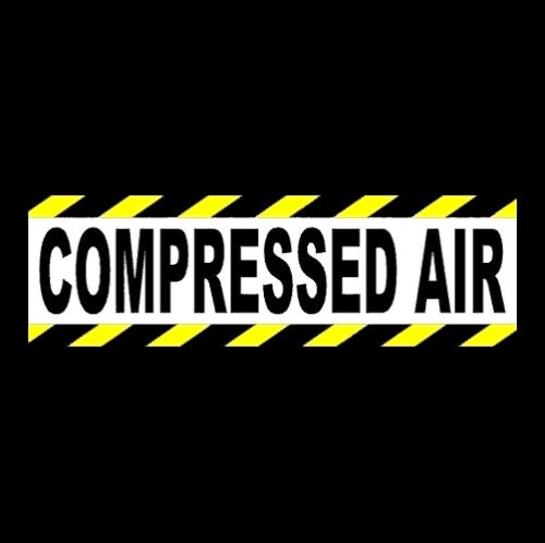 New "compressed Air" Warning Sticker, Business Decal Sign OSHA Caution ...