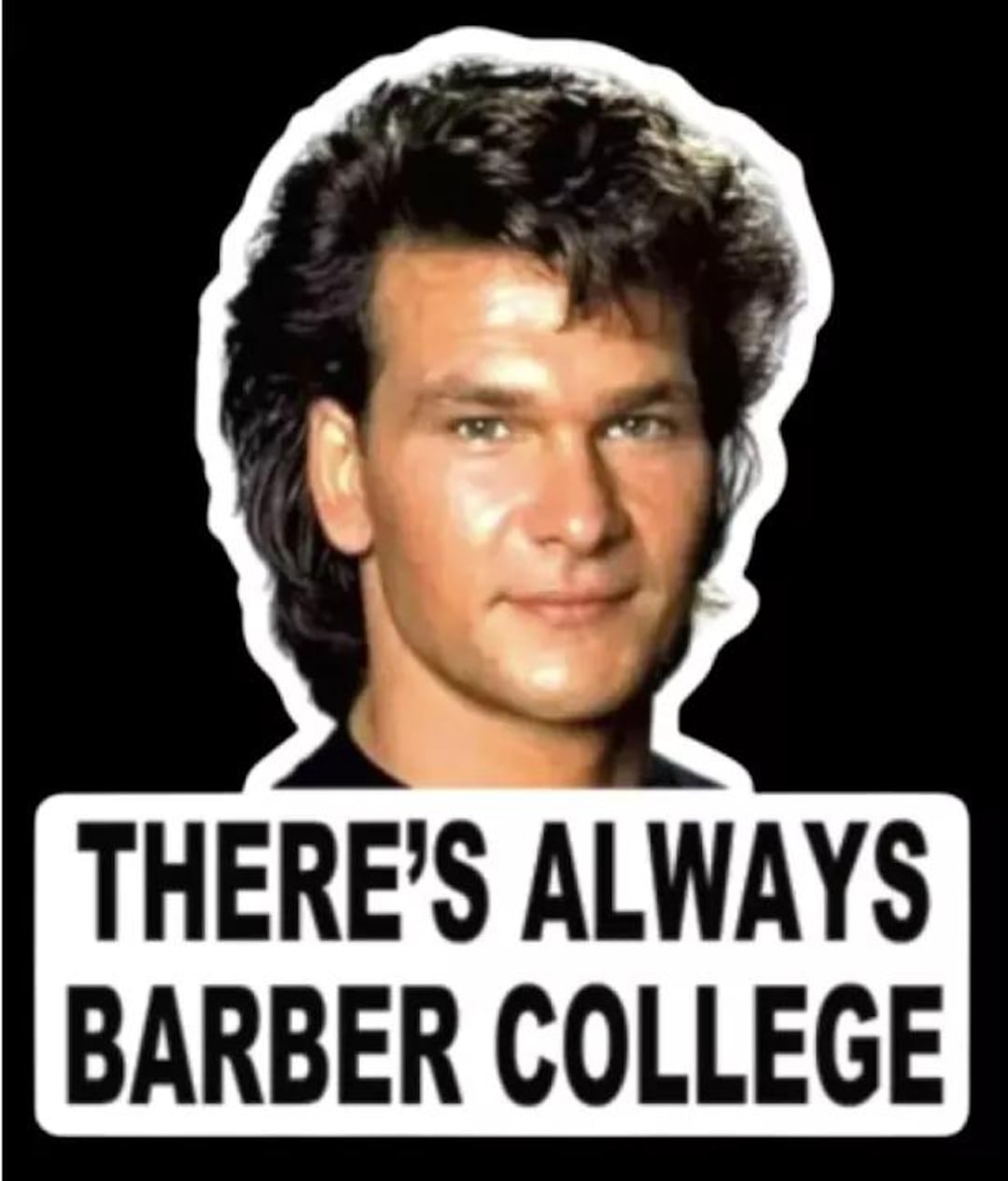 Funny "there's Always Barber College" DALTON ROADHOUSE DECAL Sticker ...
