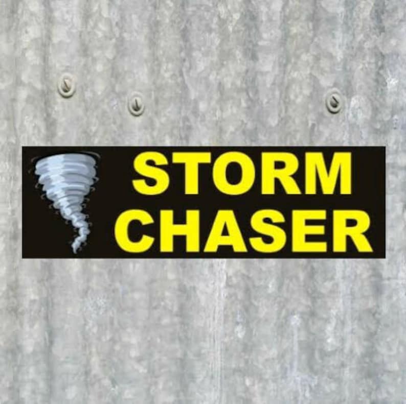 New "storm Chaser" Response Vehicle STICKER, Window Decal, Bumper ...