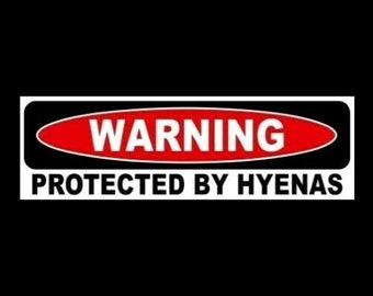 Warning Sign Sticker - Etsy