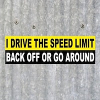 My Mom Said No Speeding Decal, Car Decal, Funny Bumper Sticker, Gift ...