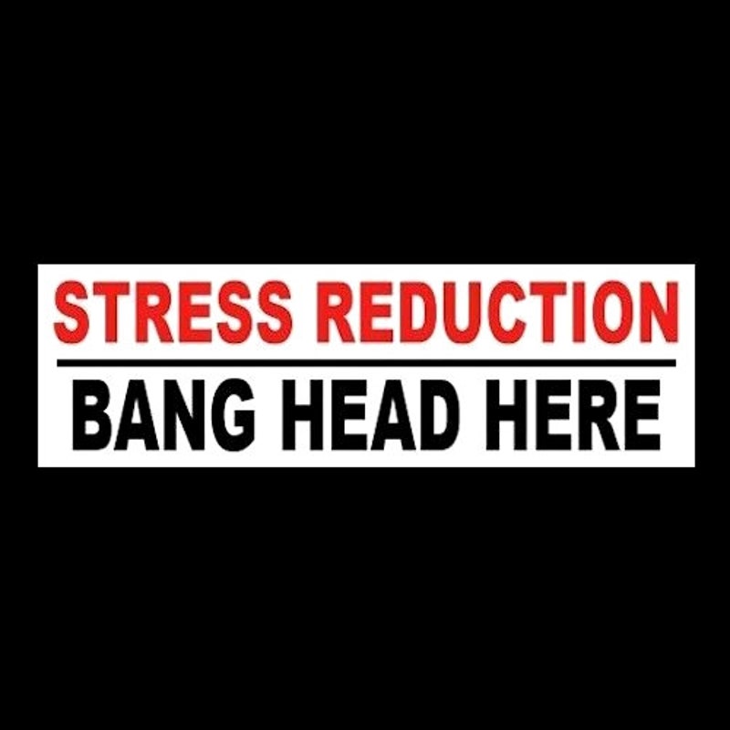 Bang Head Here Sign - Etsy