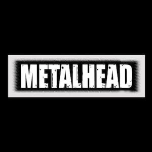 New "metalhead" Heavy Metal BUMPER STICKER Hair Metal, Thrash, Speed ...