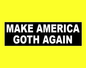 Funny Goth Decal - Etsy