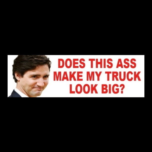 Trudeau Truck Decal - Etsy