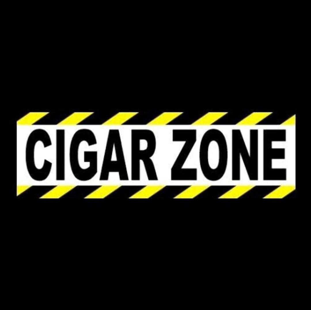 New "cigar Zone" Window Decal STICKER Sign Bar Pub, Bumper Sticker ...