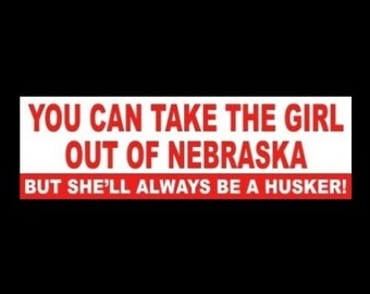 Funny Nebraska Football Stickers - Etsy