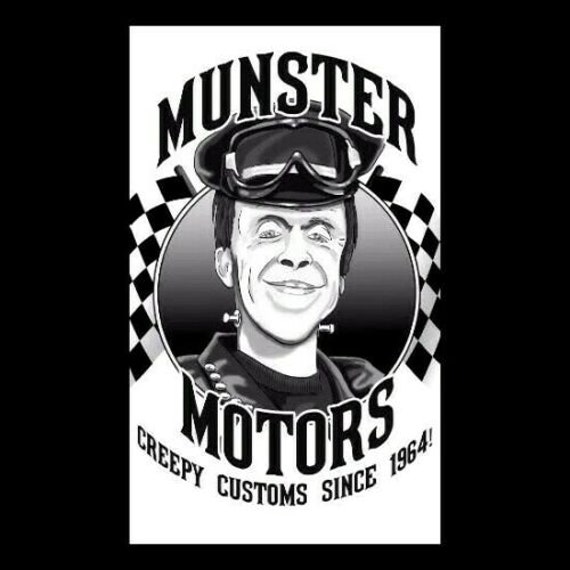 New munster Motors Dragula Rot Rod DECAL Sticker - Etsy