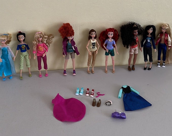 Disney Wreck It Ralph Breaks Internet Princesses Dolls - Etsy