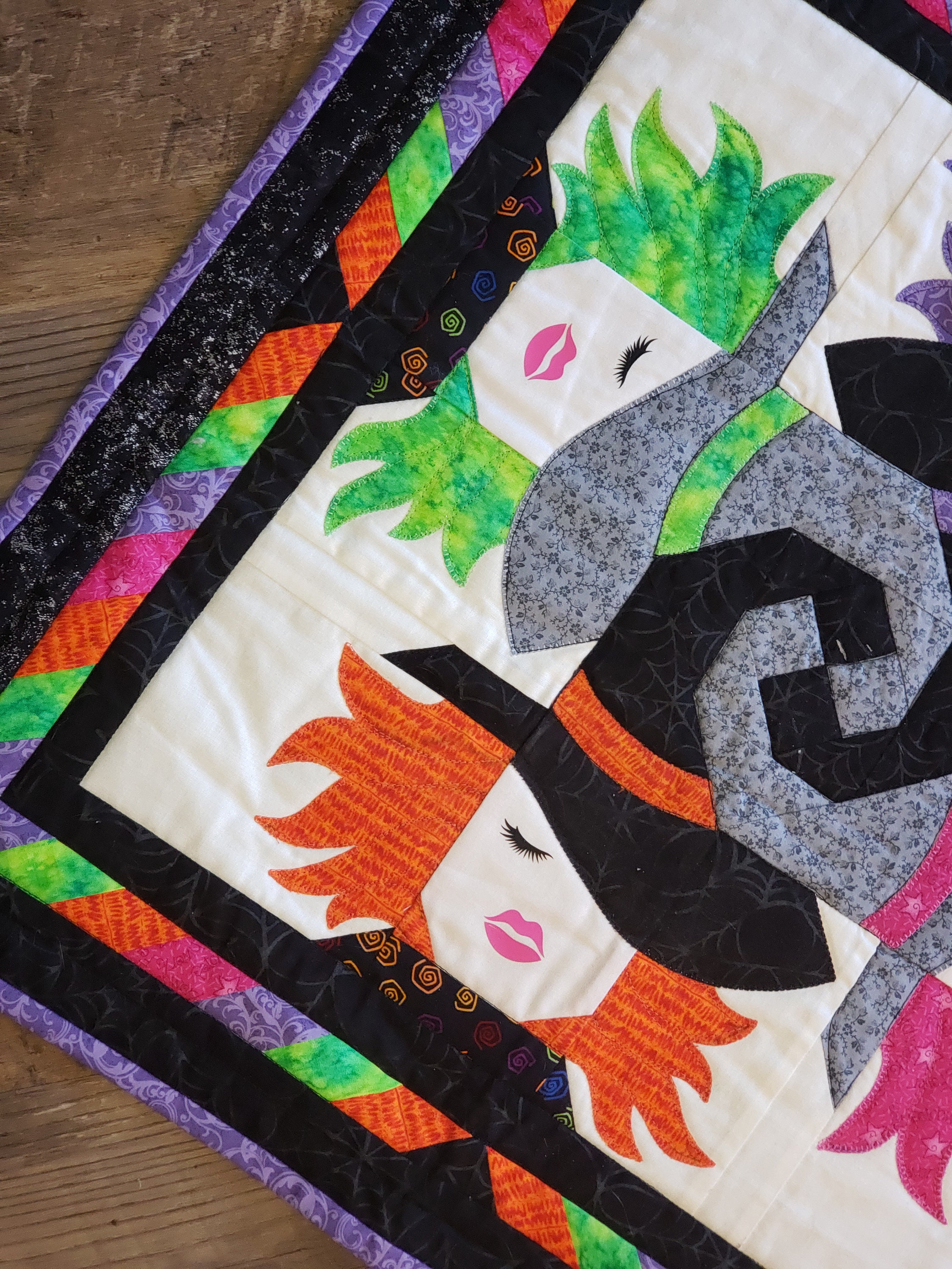 Witch Way Table Topper Quilt Kit. Kit Contains Fabric for the Top ...