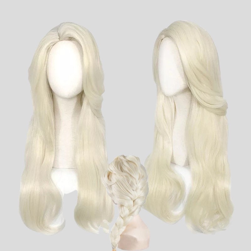 Frozen Elsa Hair Curled