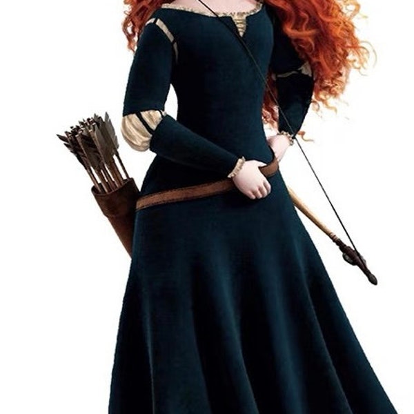 Merida Dress Adult - Etsy