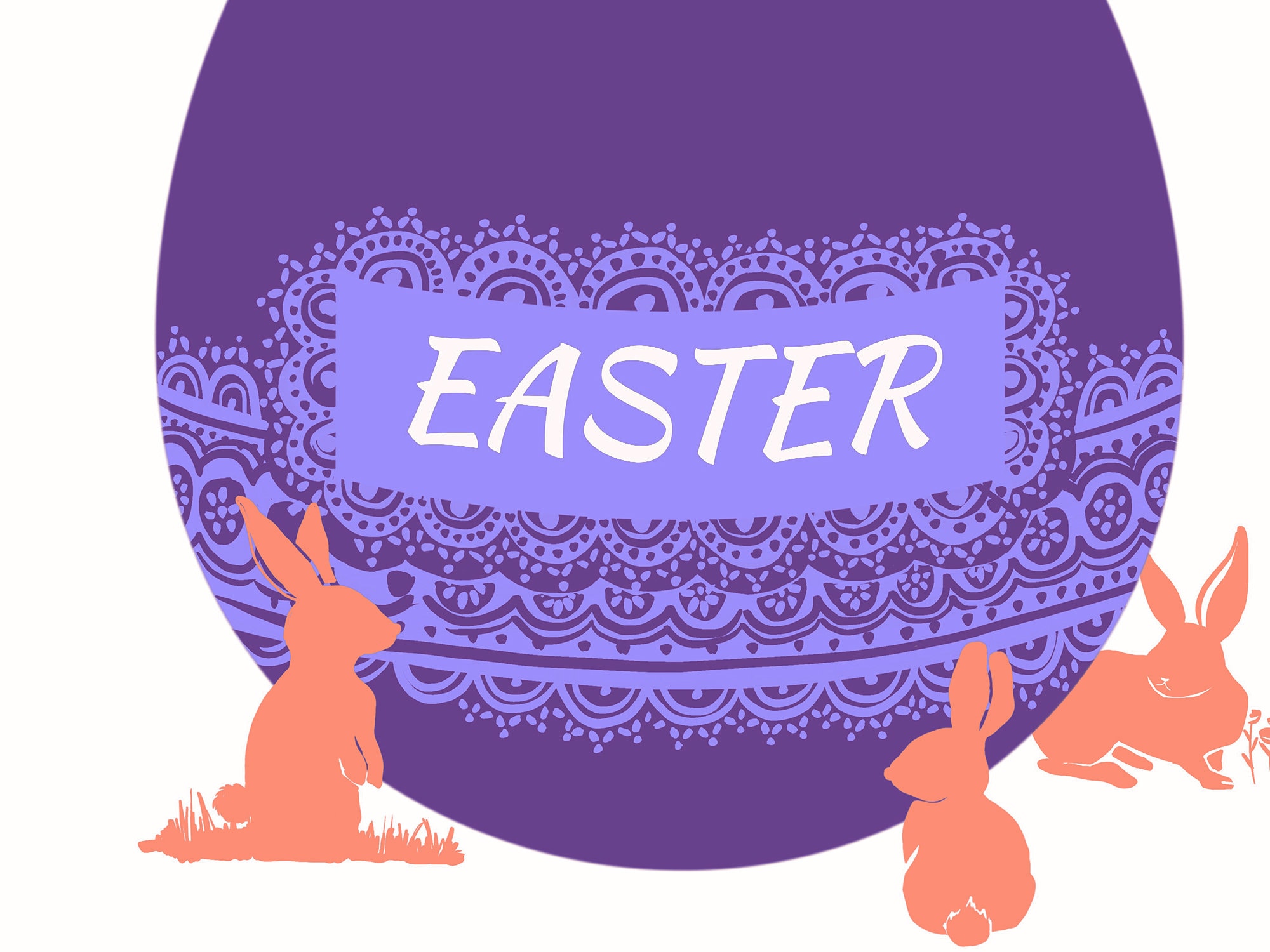 Happy Easter Wall Decor Digital Download Easter Printable - Etsy