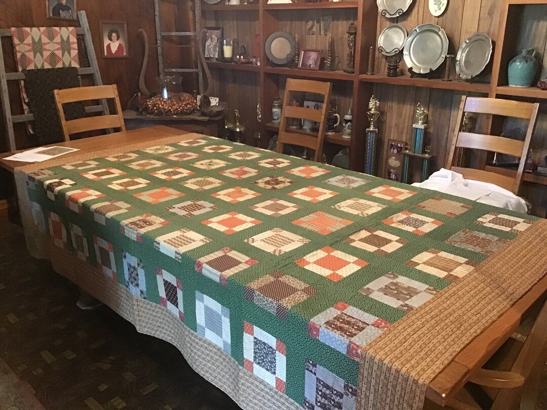Antique 1800s Quiltblock.handstitched - Etsy