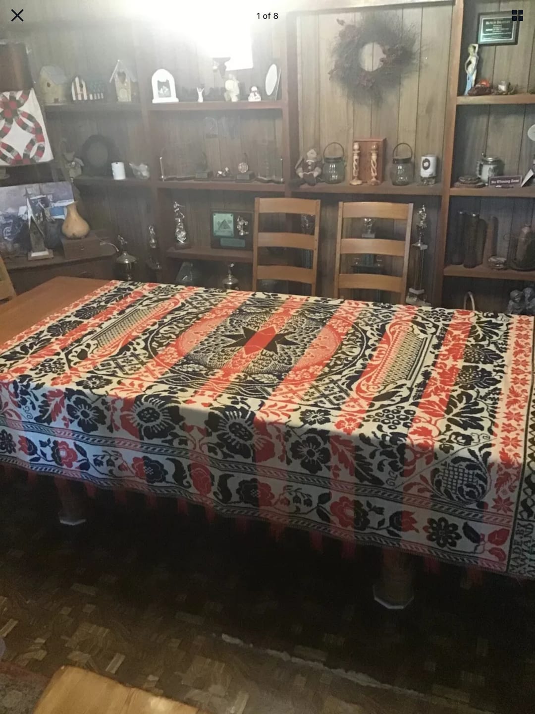 Antique 1848 Coverlet - Etsy
