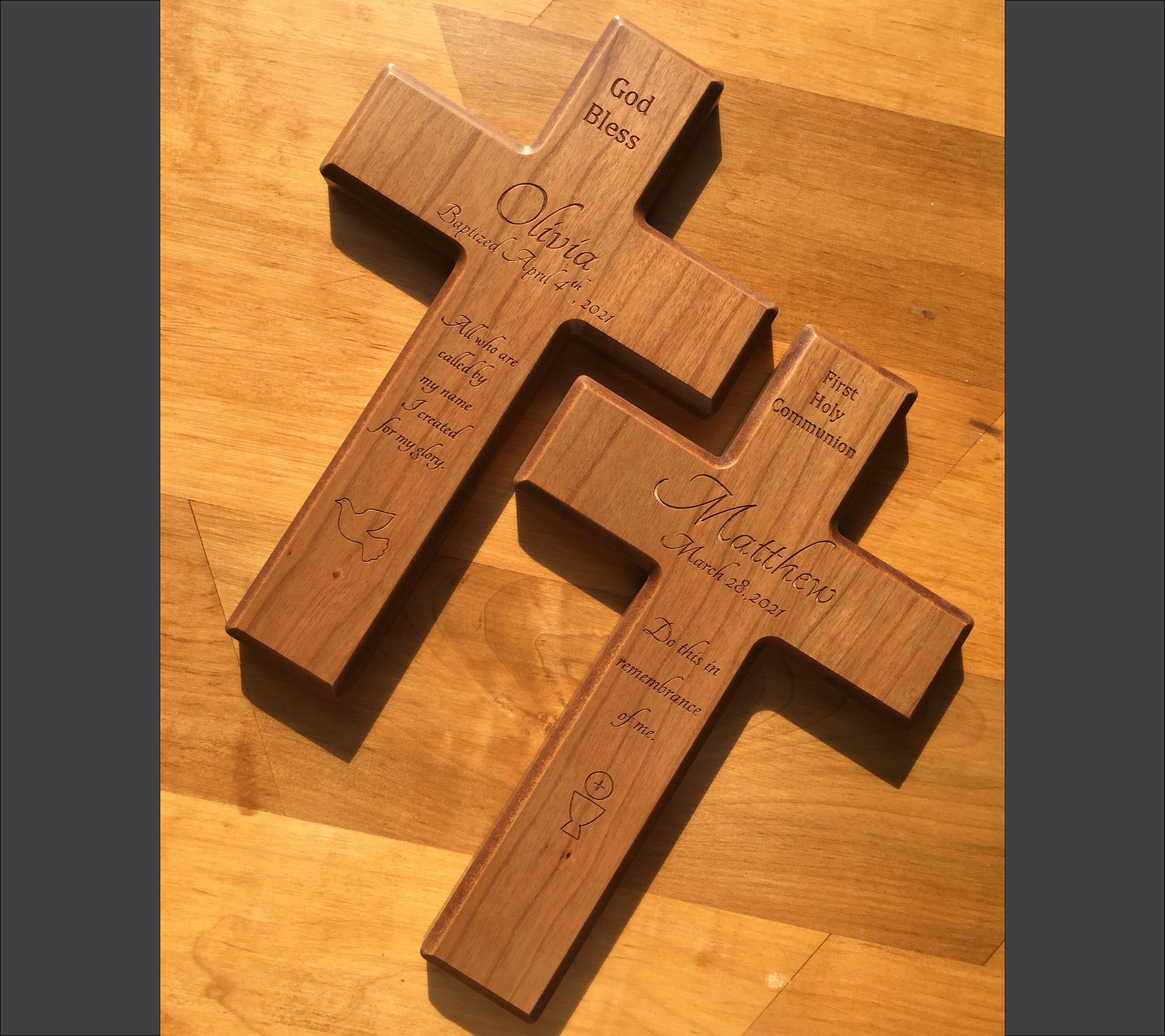 Personalized Wall Cross for Baptism Christening First | Etsy