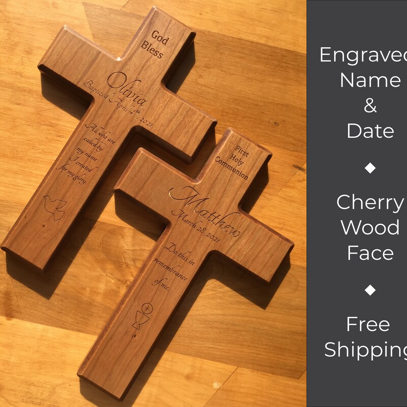 Baptism Cross - Etsy