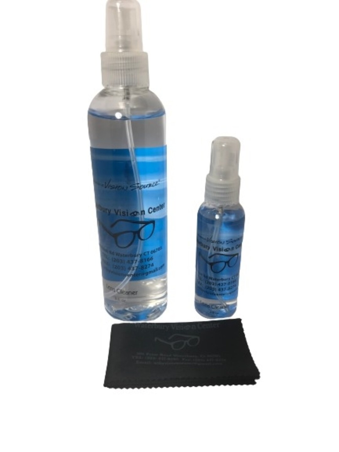 Eyeglasses Lens Cleaner Spray Clear View Anti-static Anti-streak 8oz ...