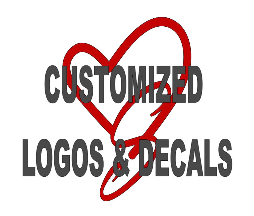Custom Personalized Logos & Decals Let Your Vision Come to - Etsy