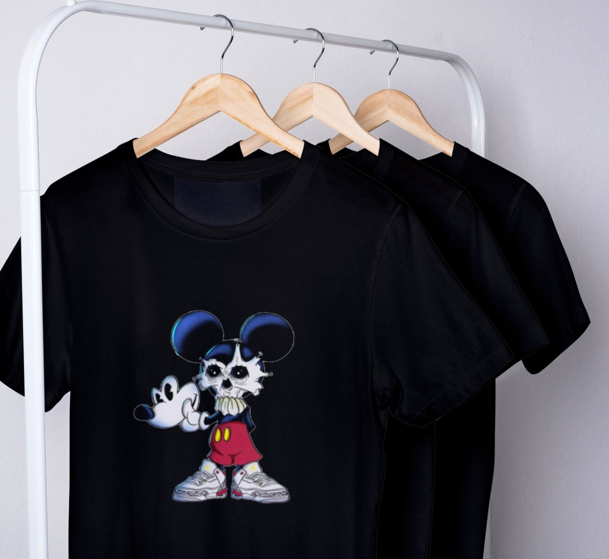 Faceless Mickey Maskoff Urban Streetwear Gender Neutral Adult T-shirt ...