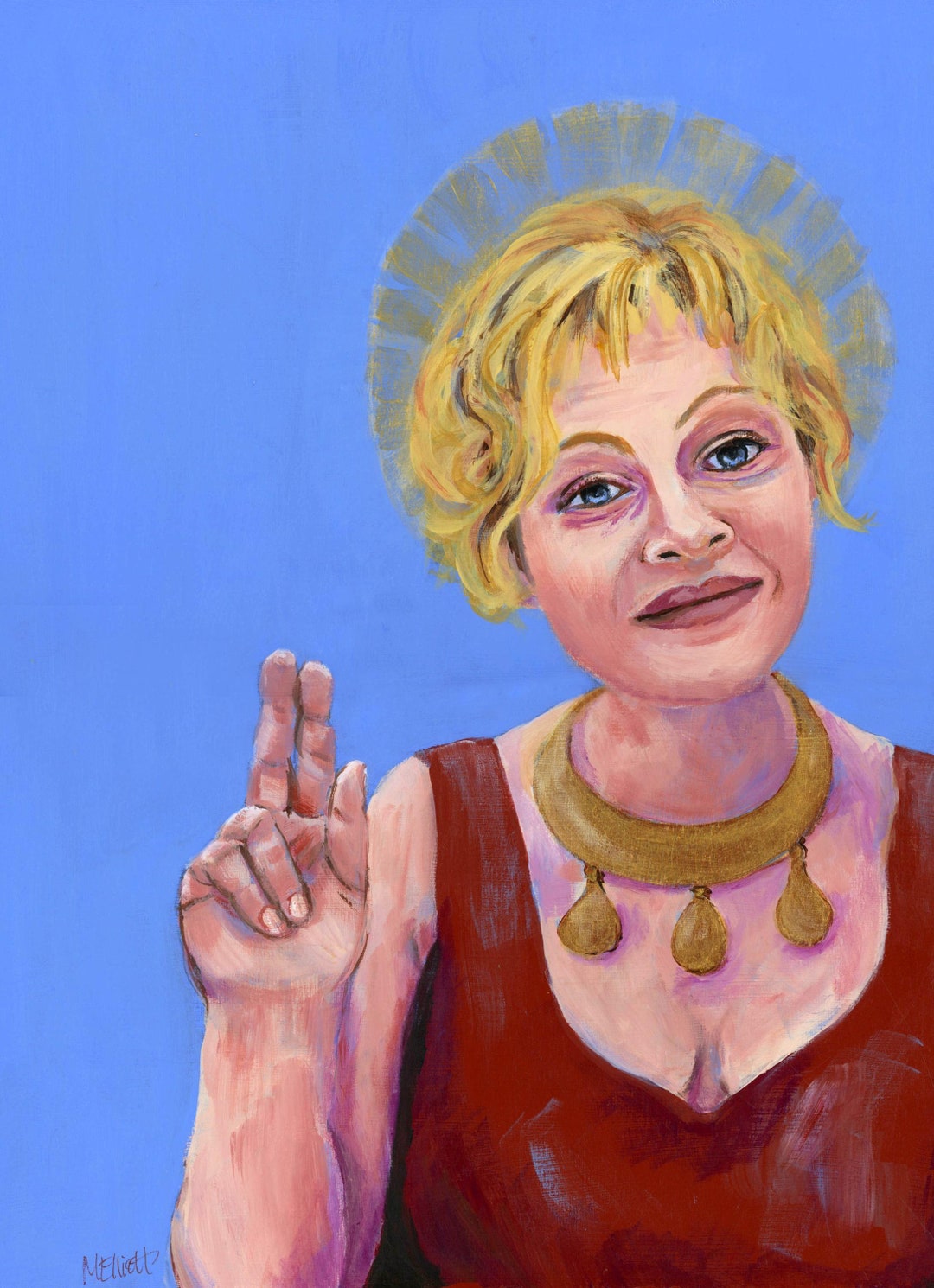 Selene, Tri-partite Moon Goddess, Blessings, Portrait - Etsy