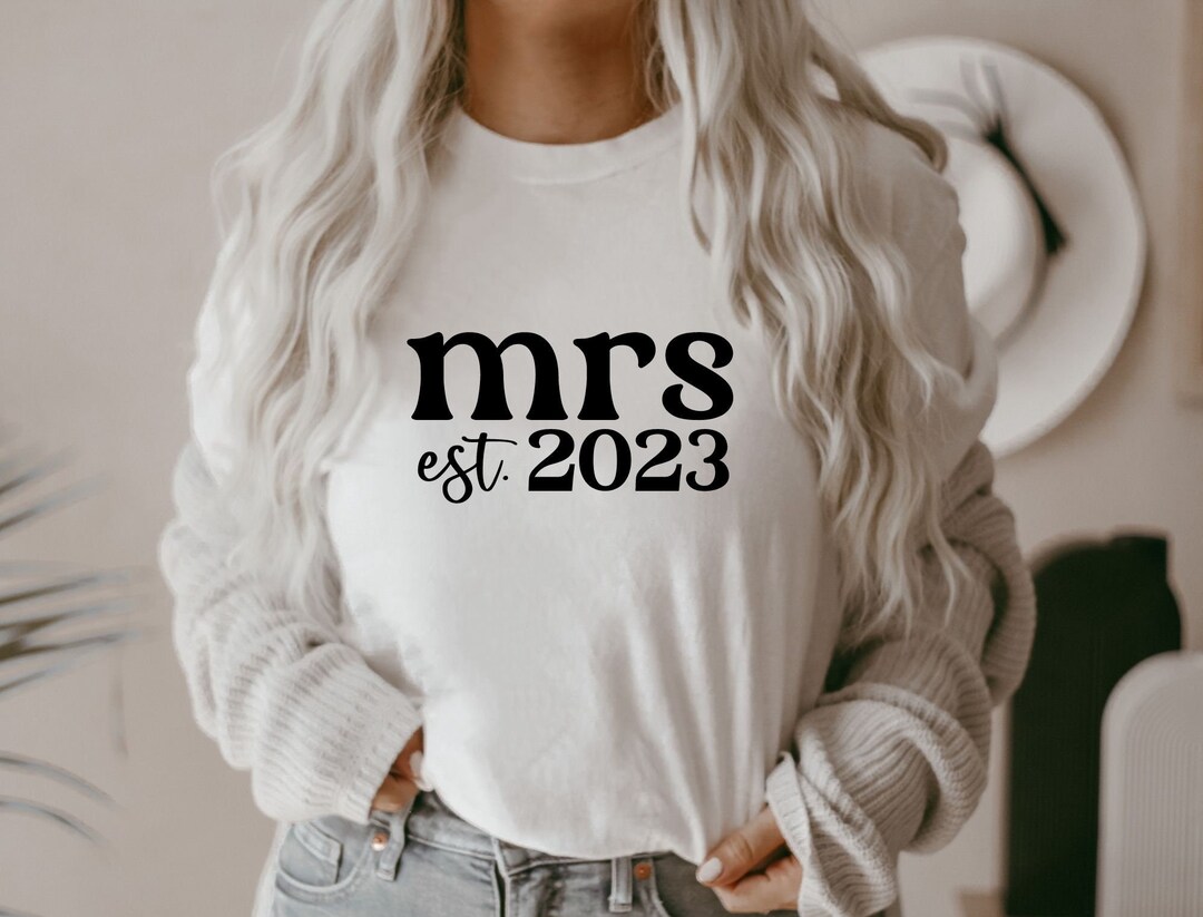MRS Est 2023 Svg, Png, Dxf, Wedding, Bridal, Cute Svg Cut File, Wife ...