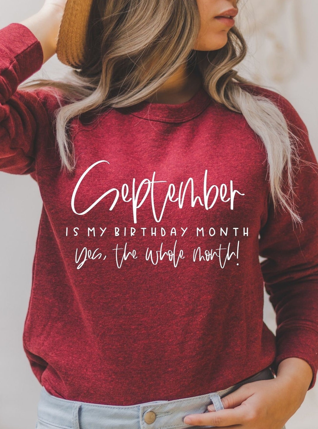 September Birthday Svg, Dxf, Png, Cut Friendly File, the Whole Month ...