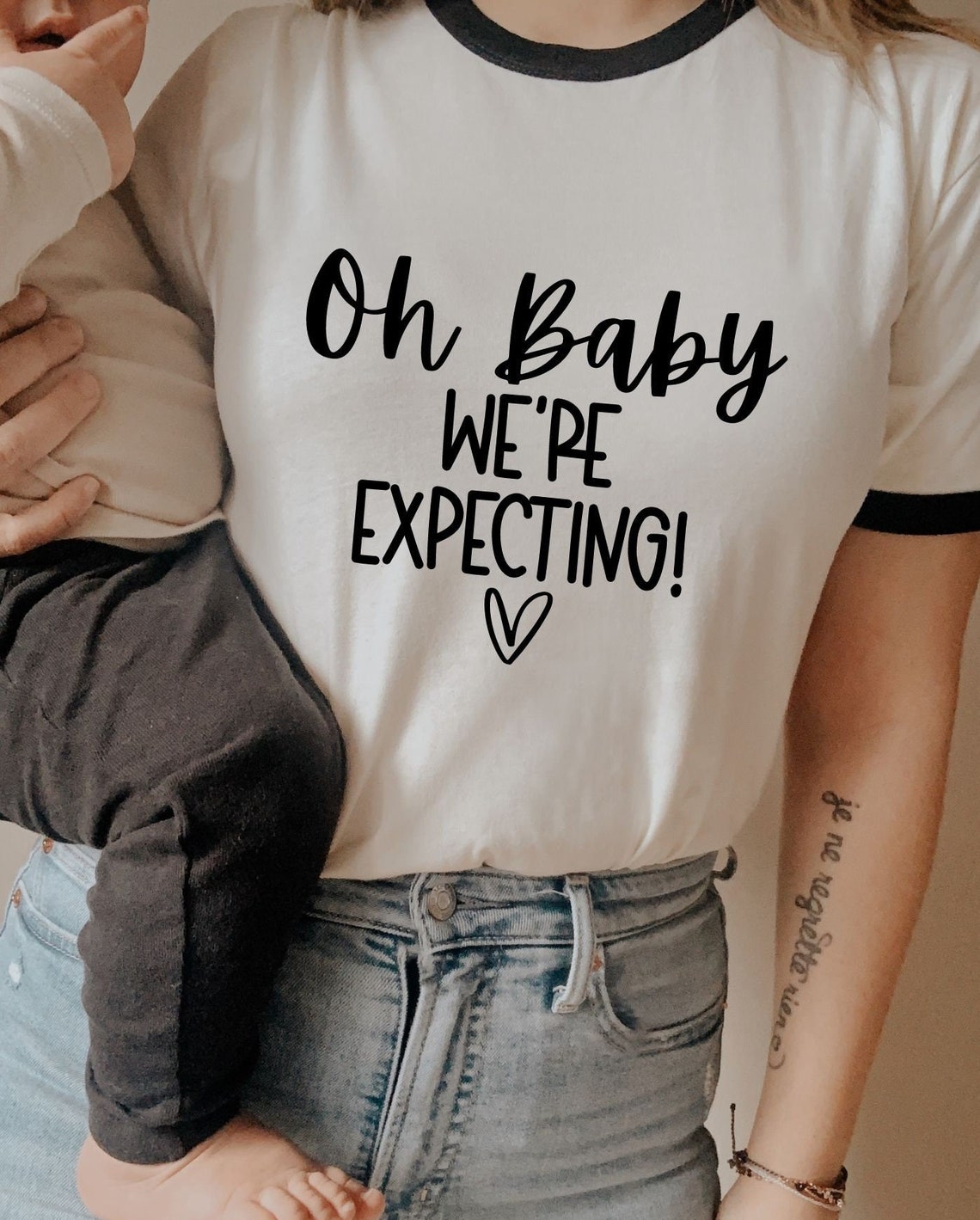 Oh Baby We're Expecting Svg Png Dxf Baby Onesie Svg - Etsy