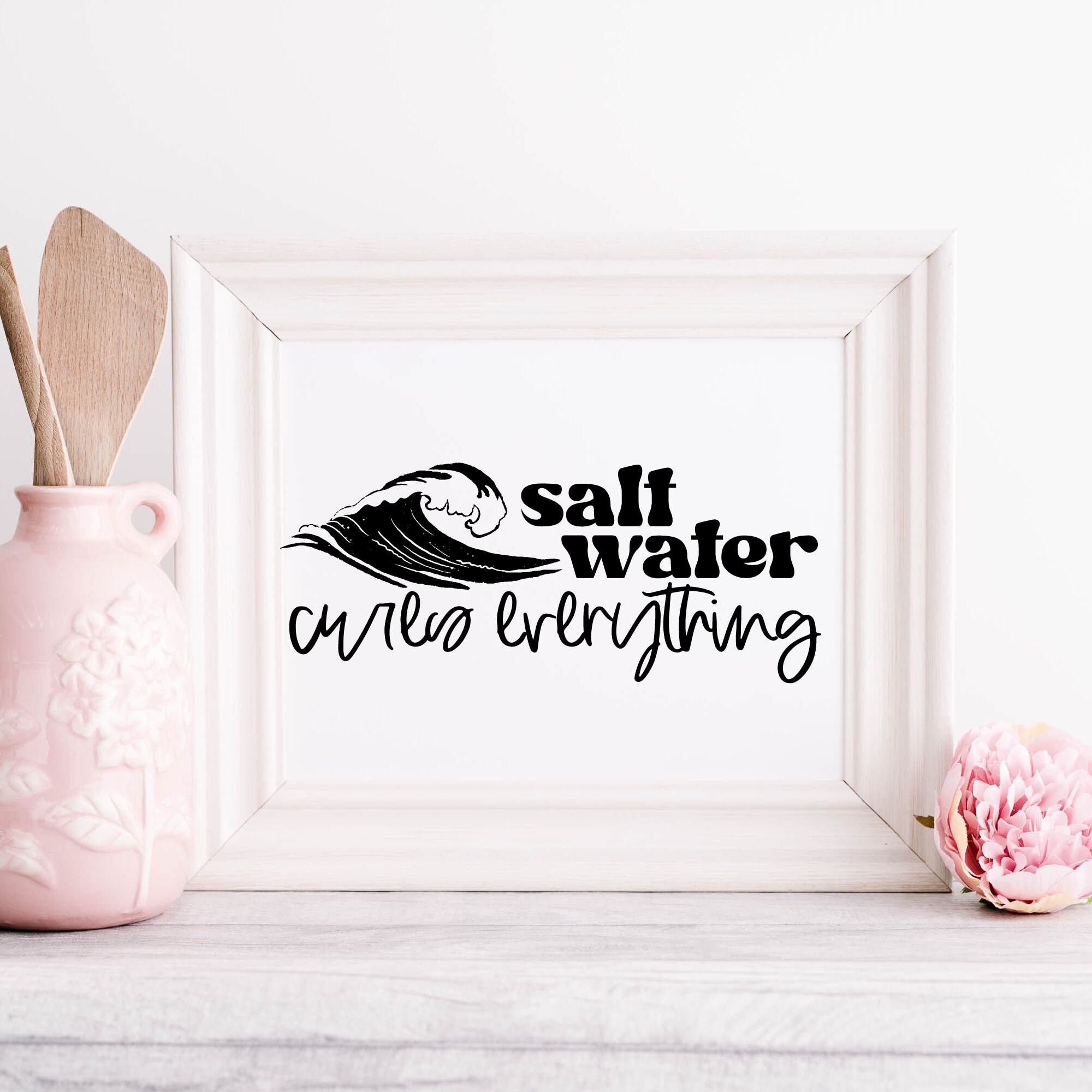 Beach Svg Png Dxf Salt Water Cures Everything Svg Vacation | Etsy