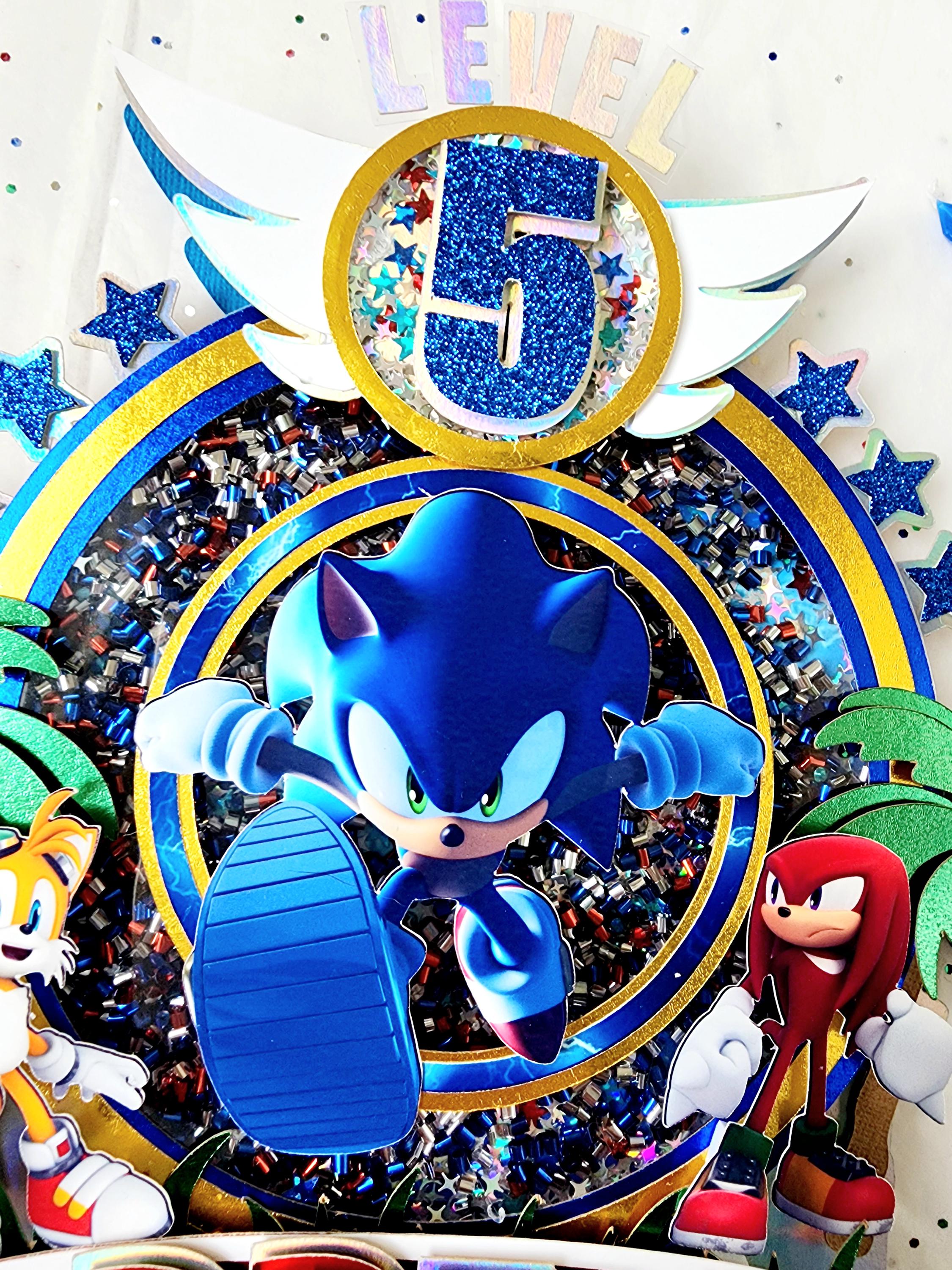 Sonic Cake Topper, Sonic The Hedgehog, Sonic und Tails, Sonic und ...
