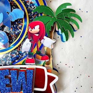 Sonic Cake Topper, Sonic the Hedgehog, Sonic and Tails, Sonic and ...