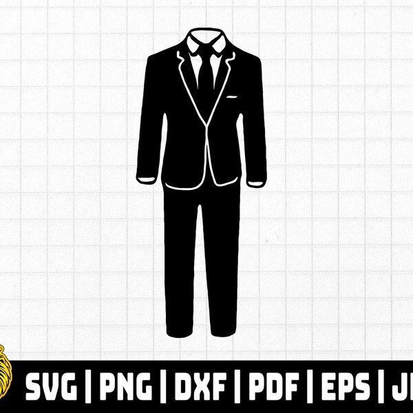 Suit Svg - Etsy