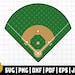 Baseball Field SVG Instant Digital Download SVG Cut File | Etsy