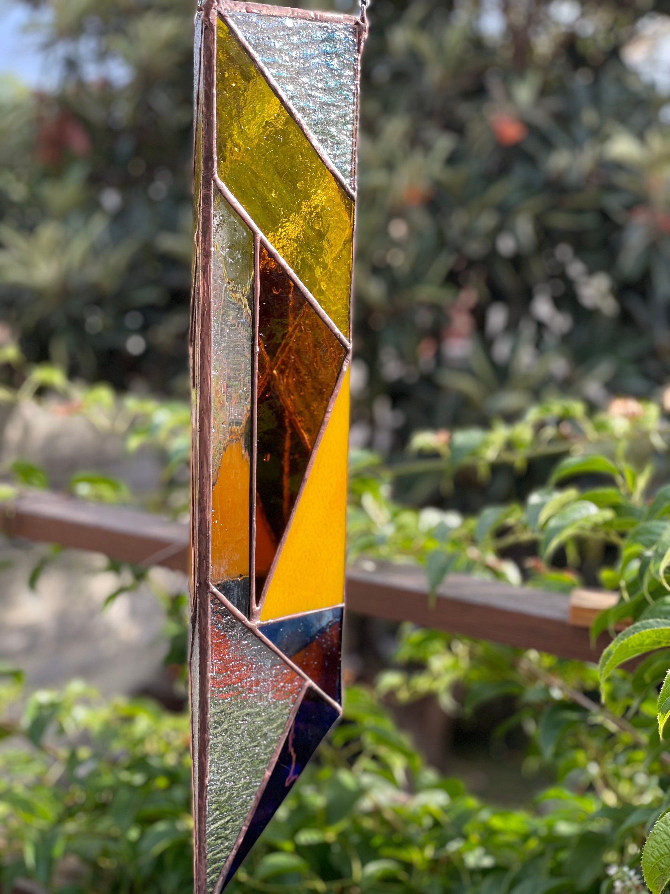 Large Stained Glass Suncatcher — Arcadian Stained Glass