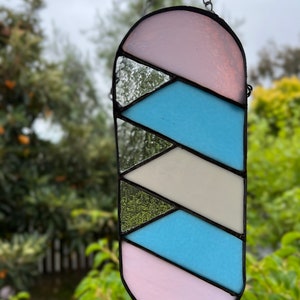 Stained Glass Trans Pride Flag - Etsy