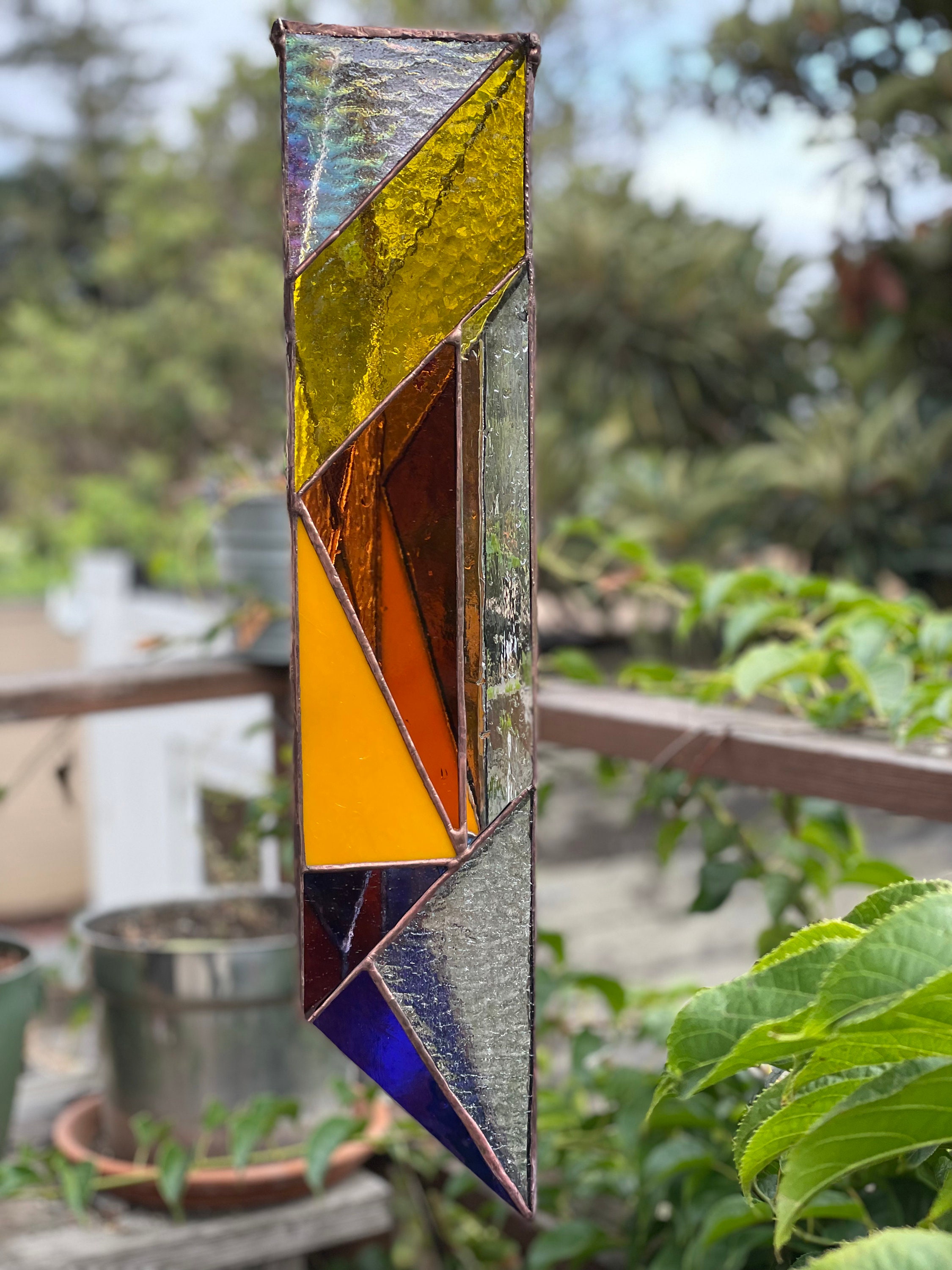Large Stained Glass Suncatcher — Arcadian Stained Glass