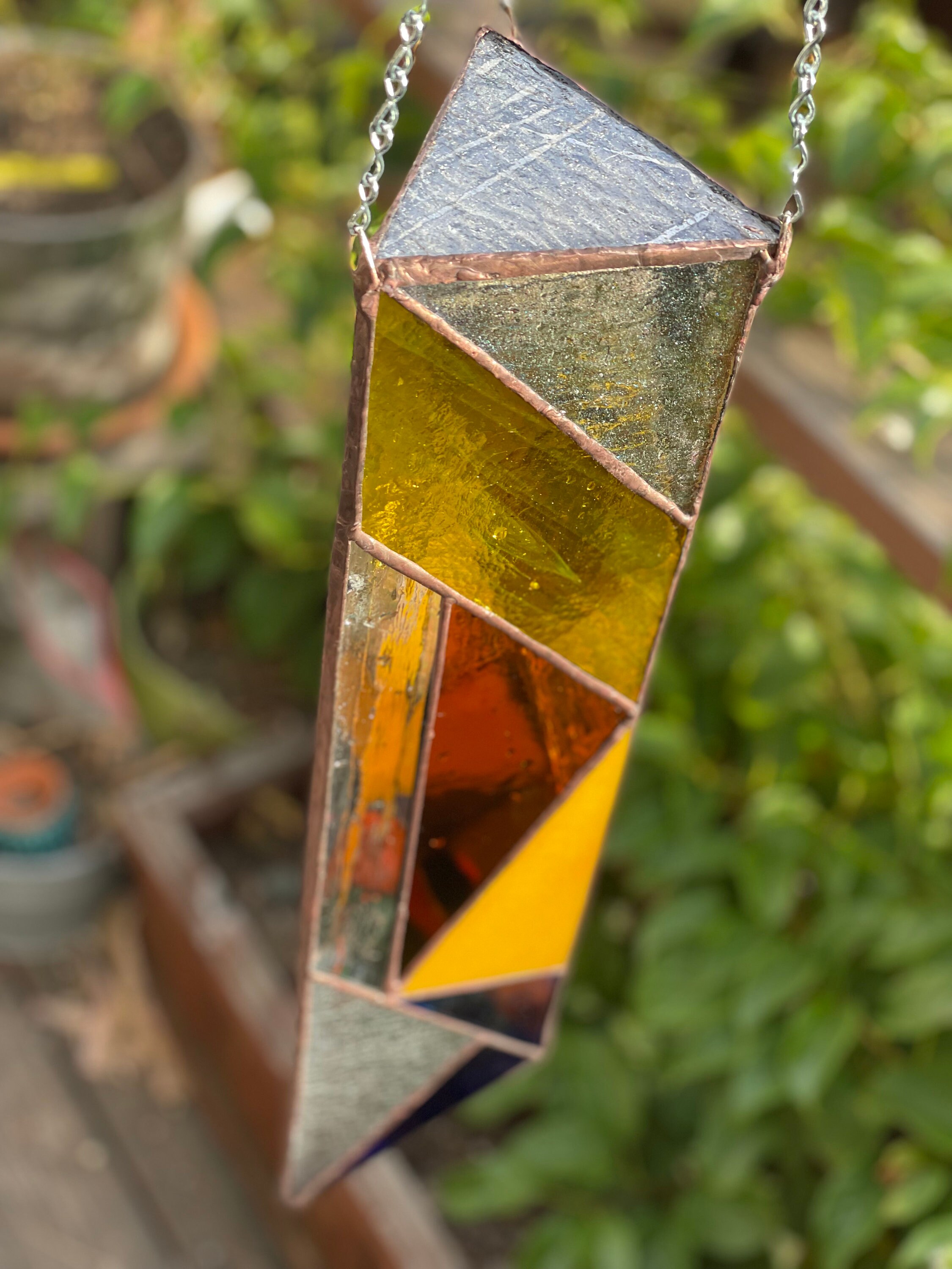 Large Stained Glass Suncatcher — Arcadian Stained Glass