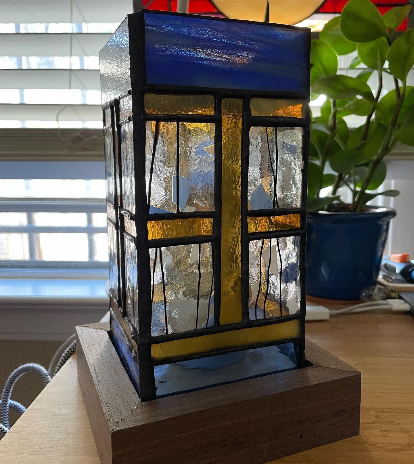 Stained Glass Desk Lamp — Arcadian Stained Glass