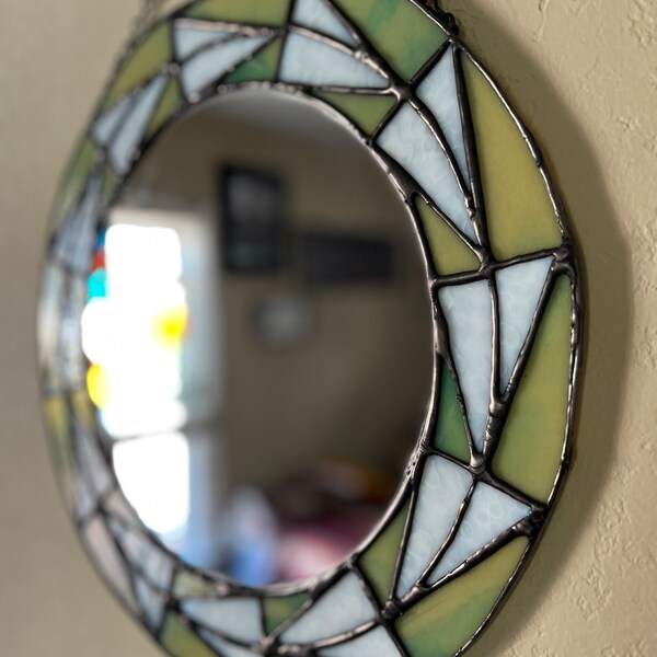 Stained Glass Mirror - Etsy