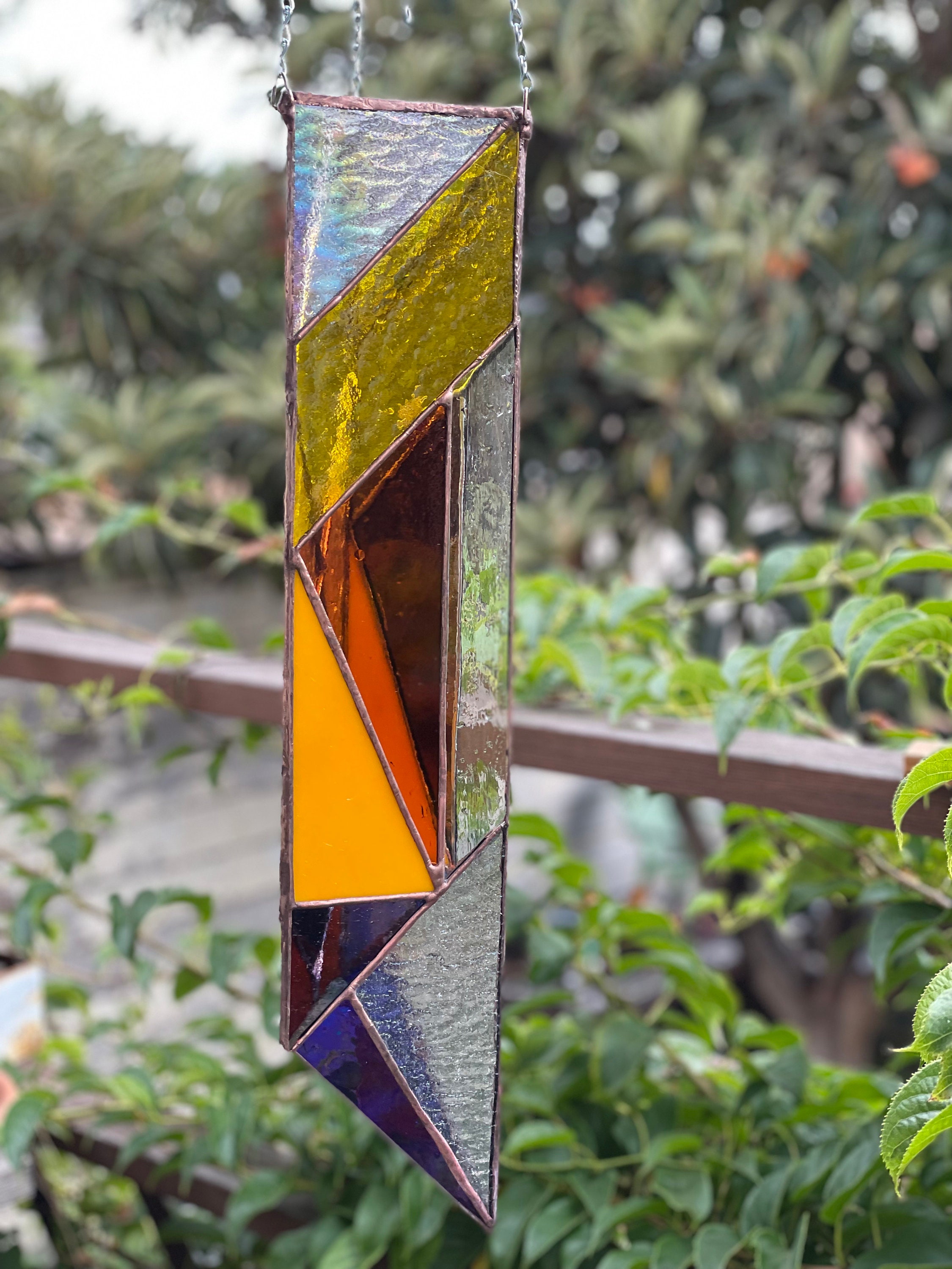 Large Stained Glass Suncatcher — Arcadian Stained Glass